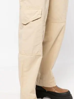 GANNI Straight-leg Organic Cotton Trousers
