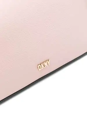 Dkny Bryant Logo Lettering Leather Crossbody Bag