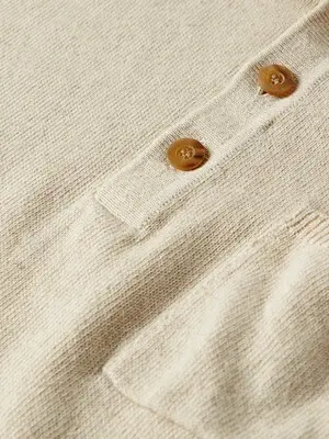 CORRIDOR Cotton And Linen-blend Polo Shirt