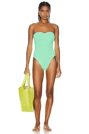 Hunza G Hunza G Brooke Swimsuit Lime