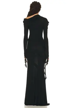 Blumarine Off-the-shoulder Gown