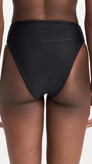 Jade Swim Incline Bikini Bottoms - Black