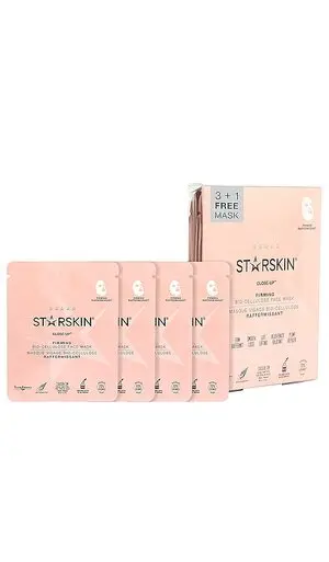 STARSKIN Close-up Firming Bio-cellulose Second Skin Face Mask Value Pack