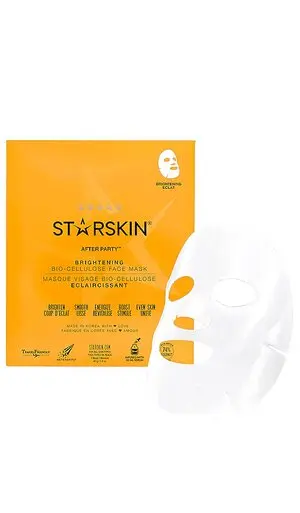 STARSKIN After Party Brightening Bio-cellulose Second Skin Face Mask Value Pack - N,a
