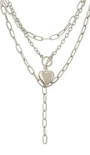 PETIT MOMENTS Harp Heart Locket Necklace