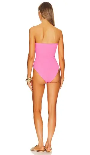 Hunza G Brooke One-piece Swimsuit - Bubblegum