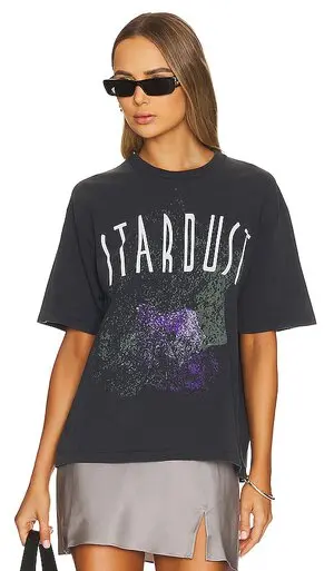 ANINE BING Joel Stardust Tee In Black