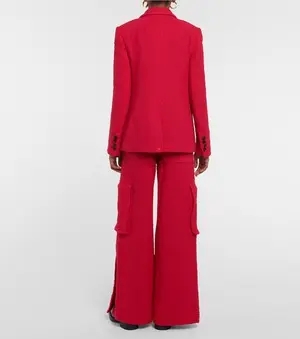 Amiri Double-breasted Bouclé Blazer