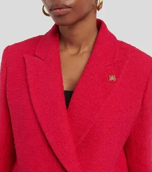 Amiri Double-breasted Bouclé Blazer