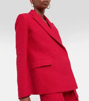 Amiri Double-breasted Bouclé Blazer