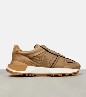 MAISON MARGIELA Nylon And Suede Sneakers - Beige