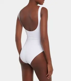 KARLA COLLETTO Smart Ruched One-piece Swimsuit - White