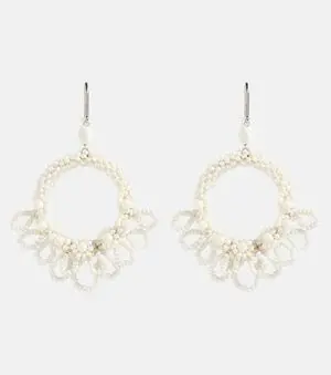 Isabel Marant Talasi Beaded Earrings - Beige