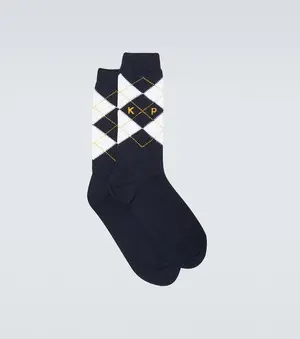 Kenzo Logo Jacquard Socks - Multicoloured