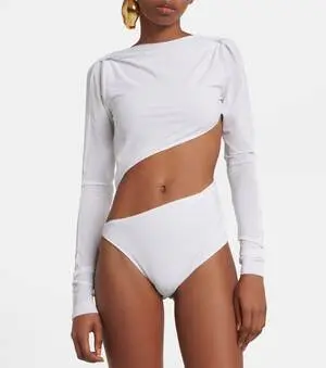 Jacquemus Le Body Carozzu Mesh Bodysuit - White