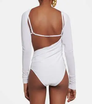 Jacquemus Le Body Carozzu Mesh Bodysuit - White