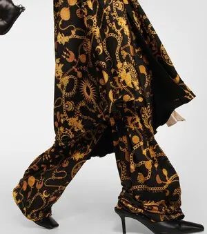MARINE SERRE Printed Midi Dress - Multicoloured