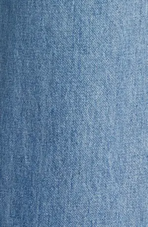 Veronica Beard Taylor Ripped High Waist Wide Leg Jeans