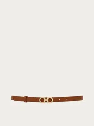 FERRAGAMO Gancini Reversible Belt - Beige