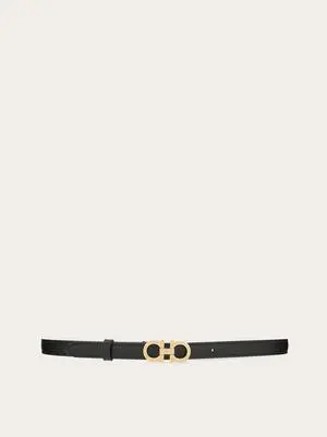 FERRAGAMO Gancini Reversible Belt - Black