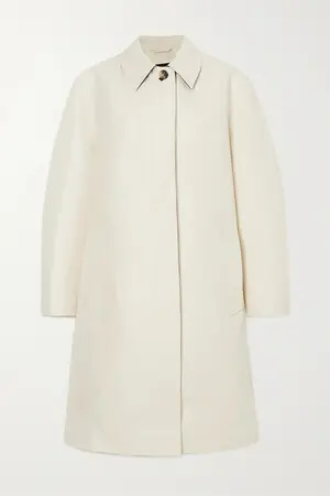 Loro Piana Cotton And Linen-blend Coat