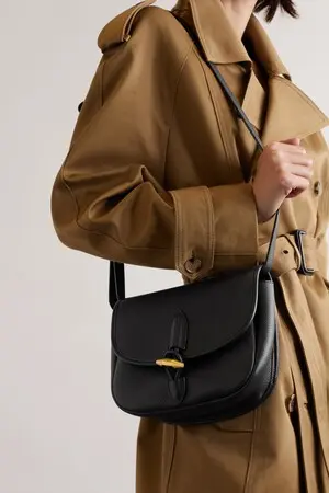 Saint Laurent Le Caban Textured-leather Shoulder Bag