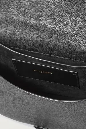 Saint Laurent Le Caban Textured-leather Shoulder Bag