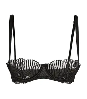COCO DE MER Athena Balcony Bra - Black
