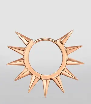 MARIA TASH Metal Mohawk Hoop Earring - Rose Gold