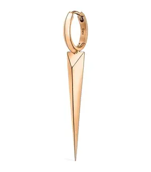 MARIA TASH Faceted Grand Spike Hoop Earring - Rose Gold