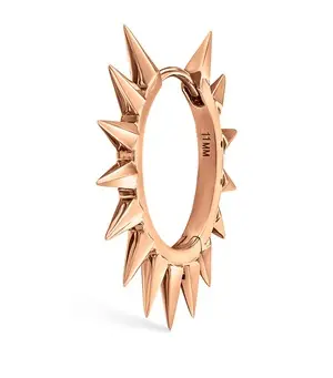 MARIA TASH Metal Mohawk Hoop Earring - Rose Gold