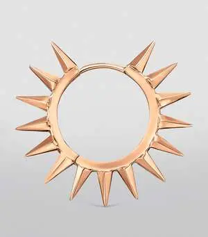 MARIA TASH Metal Mohawk Hoop Earring - Rose Gold