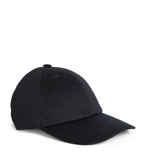 Thom Browne Name Tag Baseball Cap - Navy