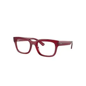 Ray-ban Chad Optics Bio-Based Eyeglasses Frame Transparent Red