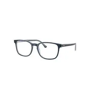 Ray-ban Optics Eyeglasses Frame Blue On Transparent Blue