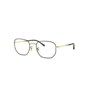 Ray-ban RAY-BAN Optics Eyeglasses Black On Gold