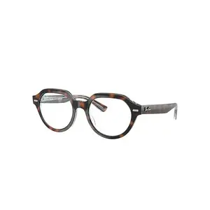 Ray-ban Gina Optics Eyeglasses Frame - Dark Havana On Multicolor