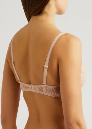 Simone Perele Comete Lace Soft-cup Bra - Sand