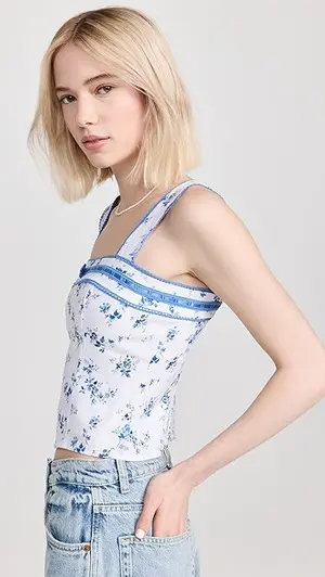 REFORMATION Eloise Linen Top