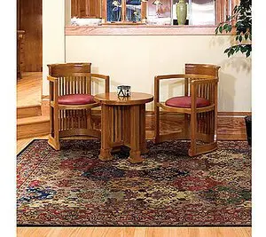 NOURISON HOME 3'6' X 5'6' Classic Panel Design Handt Ufted Wool Rug