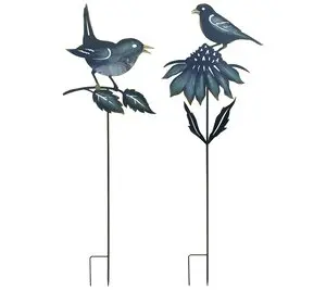 MELROSE Metal Bird Garden Stake 45'h, 50'h - One-color