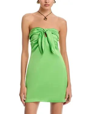 Ramy Brook Orion Mini Dress - Bright Lime