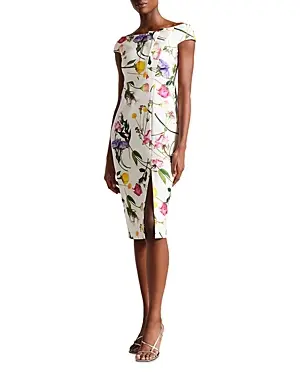 princess polly baby blue dress Ted Baker London Dunlin Mesh Bodycon Dress In Black - 40% Off main image 0