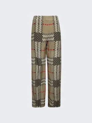 Burberry Check Trousers