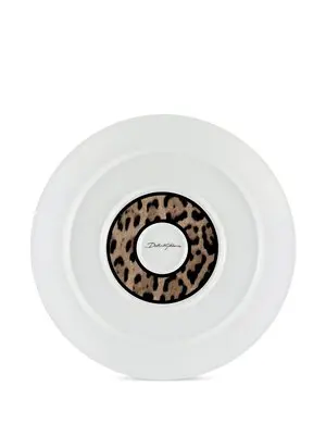 Dolce & Gabbana Leopard-print Porcelain Platter