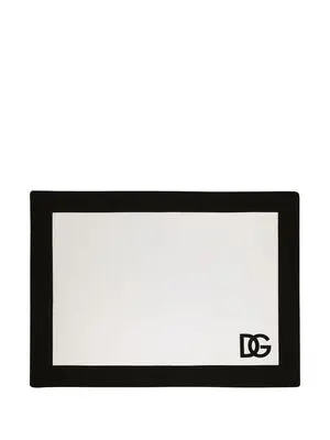 Dolce & Gabbana Logo-print Cotton Placemat And Napkin Set