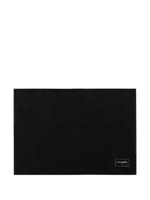 Dolce & Gabbana Logo-print Cotton Placemat And Napkin Set