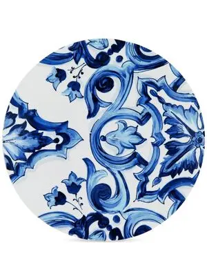 Dolce & Gabbana Porcelain Charger Plate - White