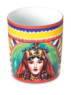 Dolce & Gabbana Carretto Siciliano Porcelain Wine Glass