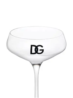 Dolce & Gabbana Logo-print Champagne Glasses